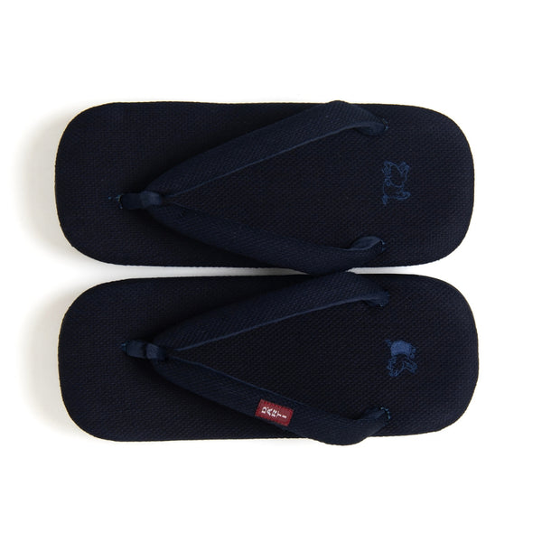 Studio D'Artisan Sashiko Setta Sandals - Okayama Denim