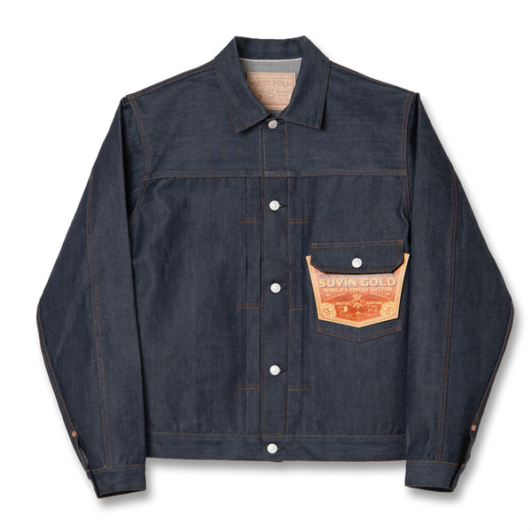 Studio D'Artisan 15oz. Suvin Gold Type 1 Selvedge Jacket - Okayama Denim