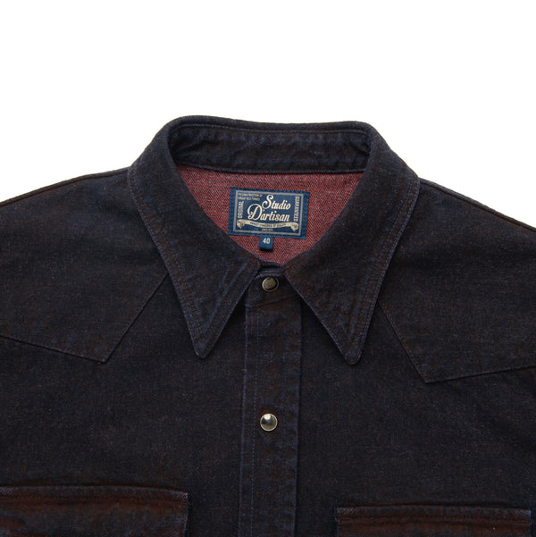 [Pre-Order] Studio D'Artisan "Bengara" Western Shirt - Okayama Denim