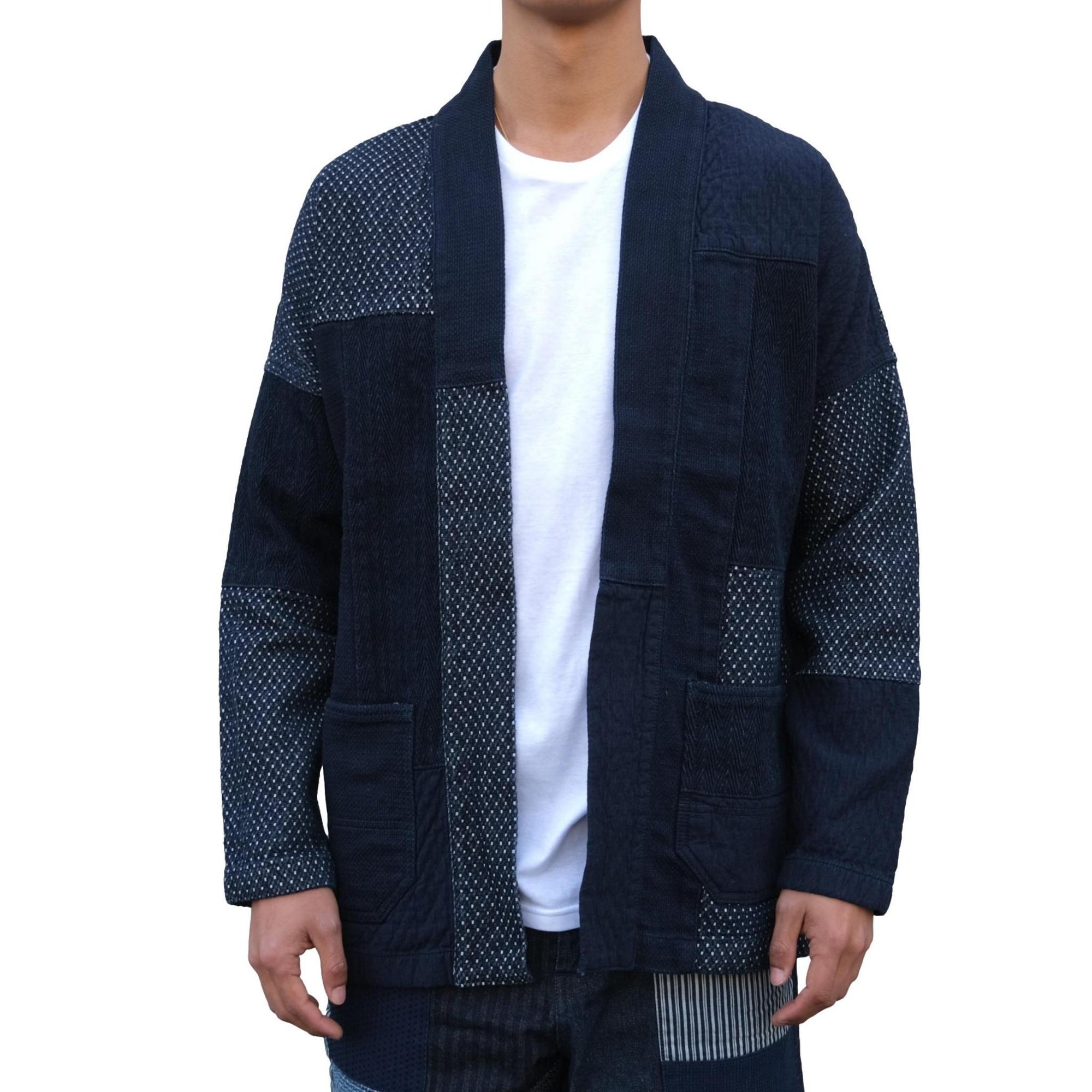 FDMTL Boro Patchwork Haori - Okayama Denim