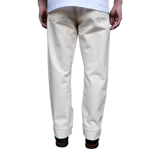 Fullcount 0105EC Ecru Selvedge Jeans (Wide Straight) - Okayama Denim
