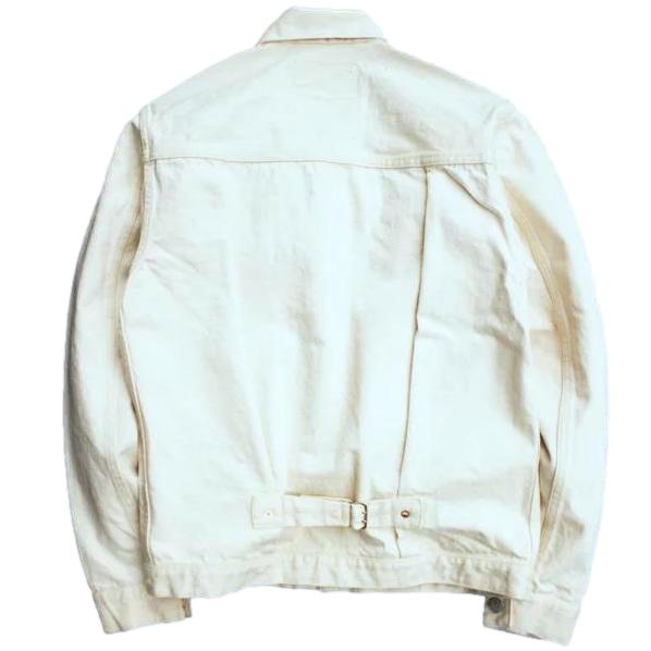 Fullcount 2107EC Ecru Type 1 Selvedge Jacket - Okayama Denim