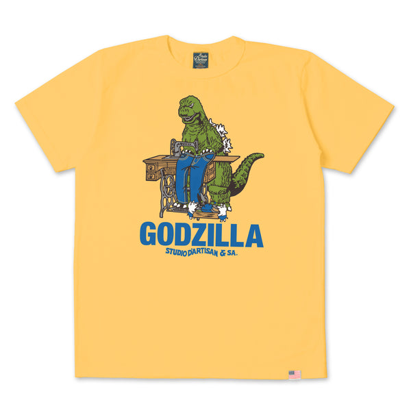 Studio D'Artisan "Godzilla" Chest Logo Tee - Okayama Denim