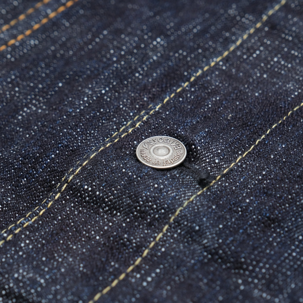 Pure Blue Japan "Double Slub" Type 3 Selvedge Jacket - Okayama Denim