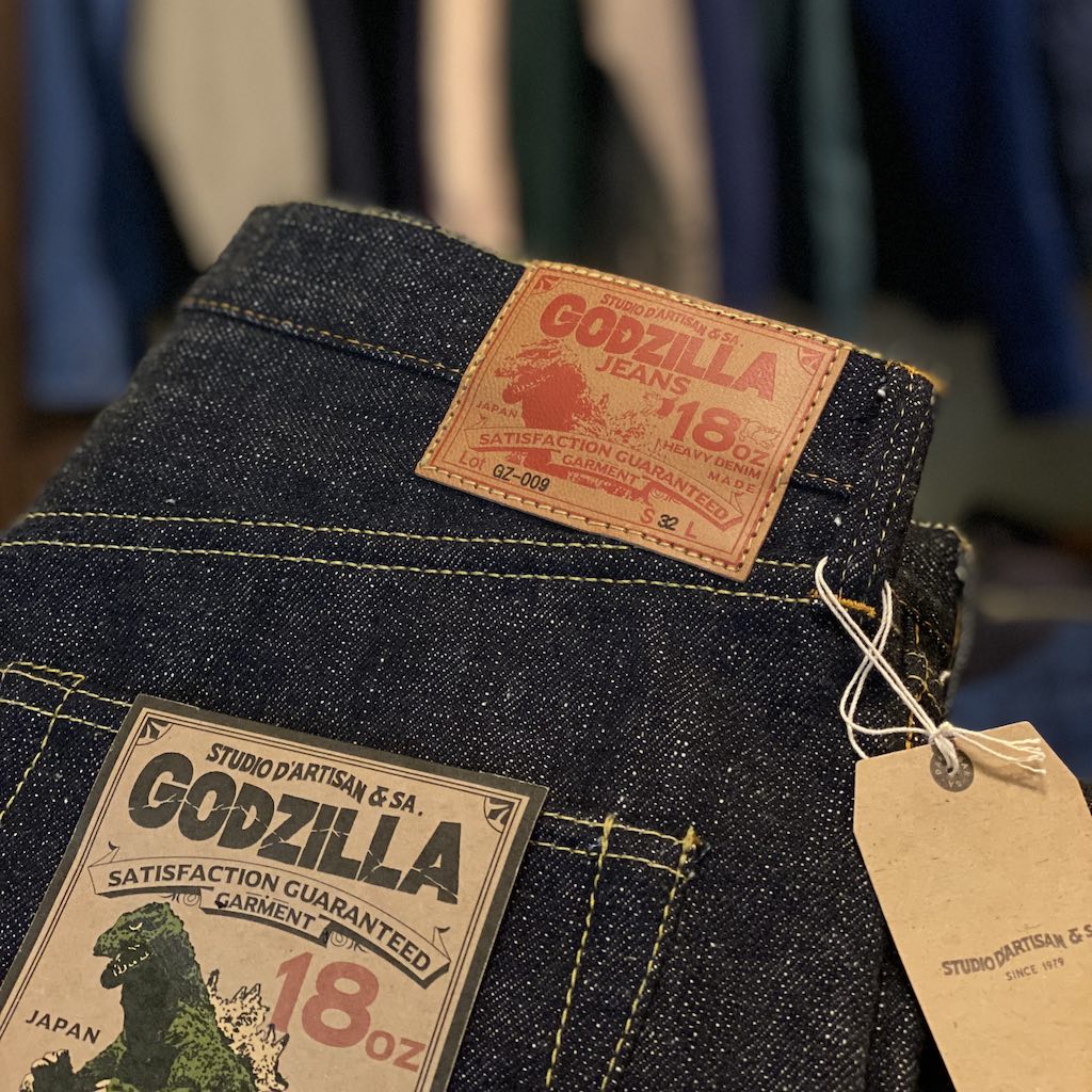 Studio D'Artisan GZ-009 18oz. "Godzilla" Selvedge Jeans (Regular Strai ...