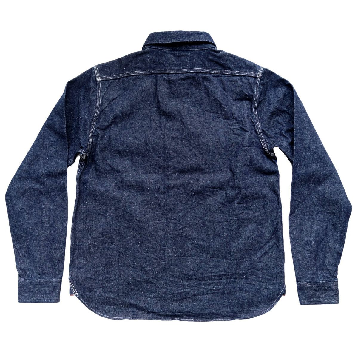 Samurai Jeans SJWS-SC01 10oz. Selvedge Denim Work Shirt - Okayama Denim