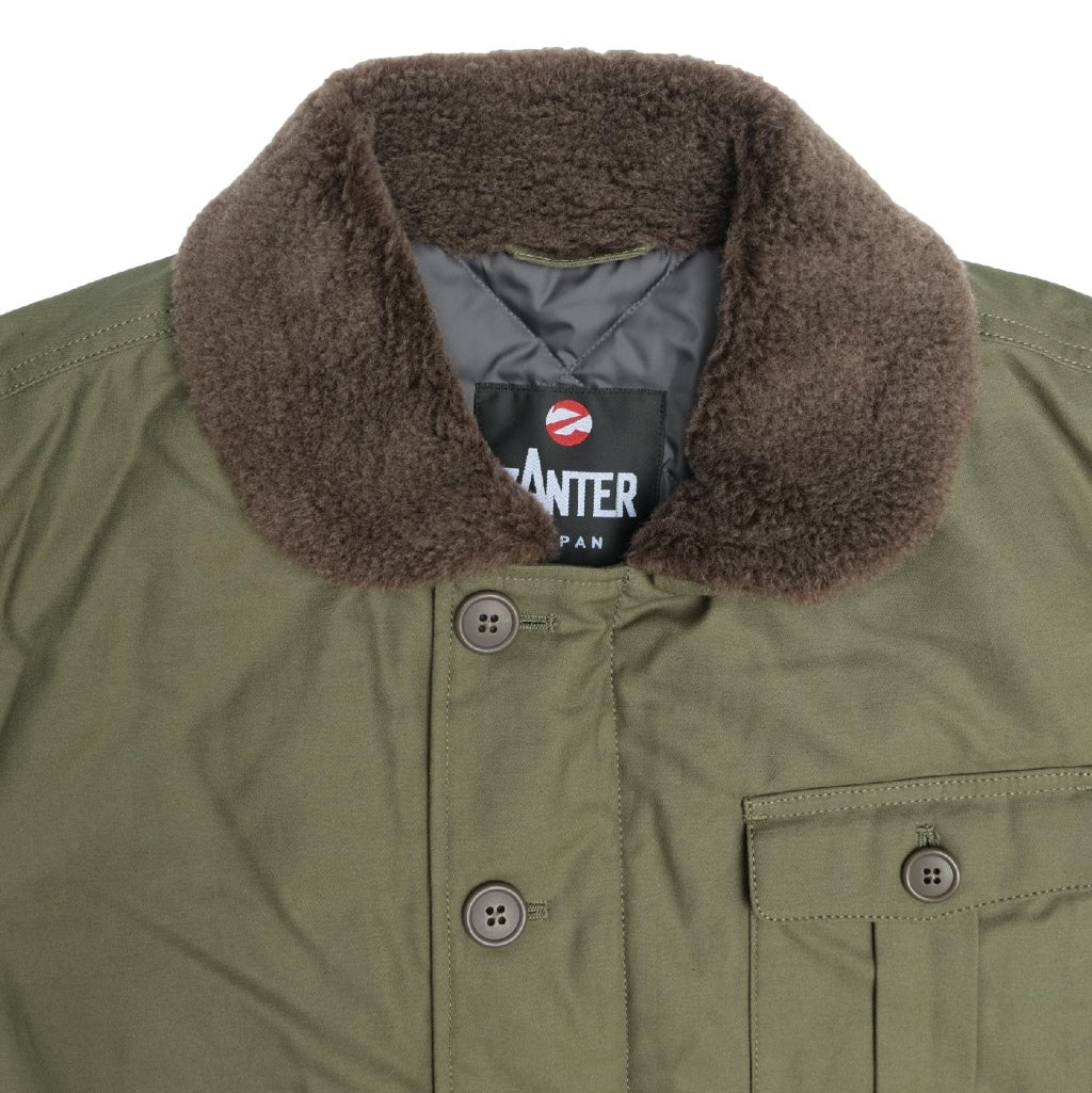 Zanter N1 Down Jacket (Khaki) - Okayama Denim