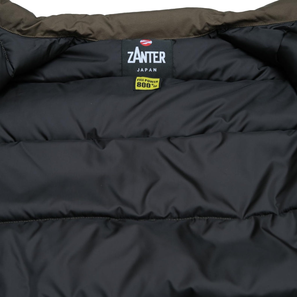 Zanter Down Vest (Olive) - Okayama Denim