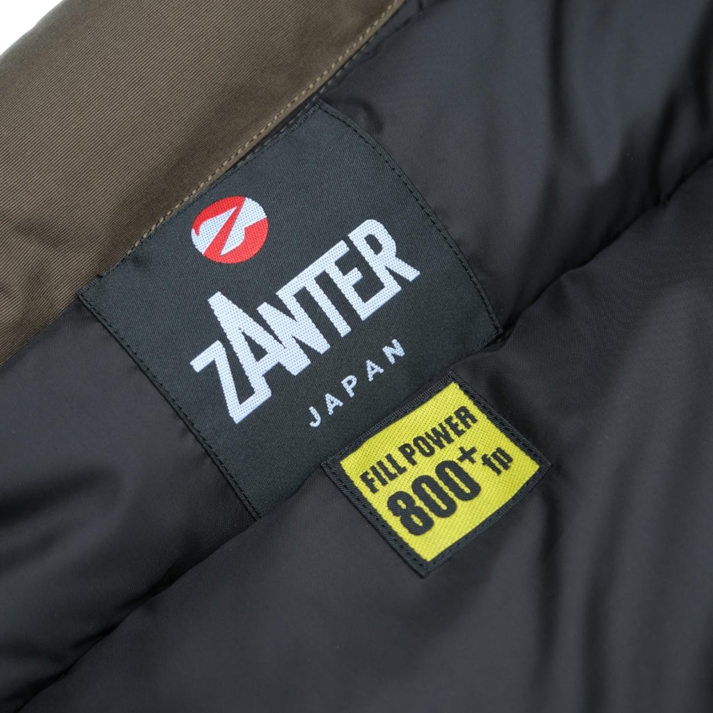 Zanter Down Vest (Olive) - Okayama Denim